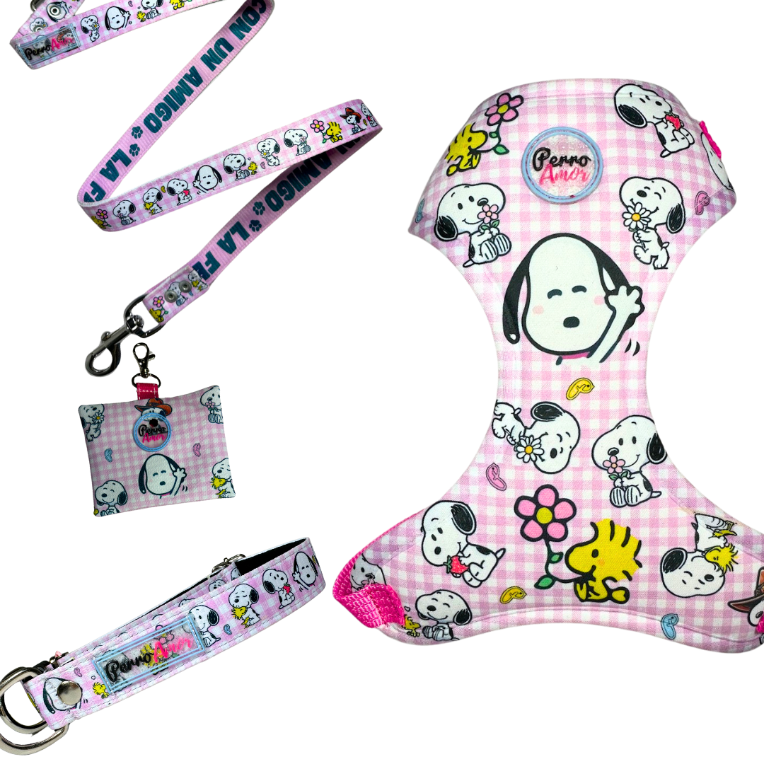 Kit Todo Mío " Peanuts Rosa " – Perro Amor